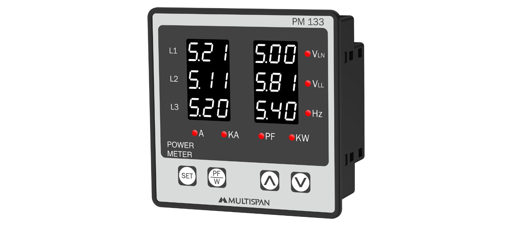 PM-133 | 3Ø Power Meter | Power and Energy Meter