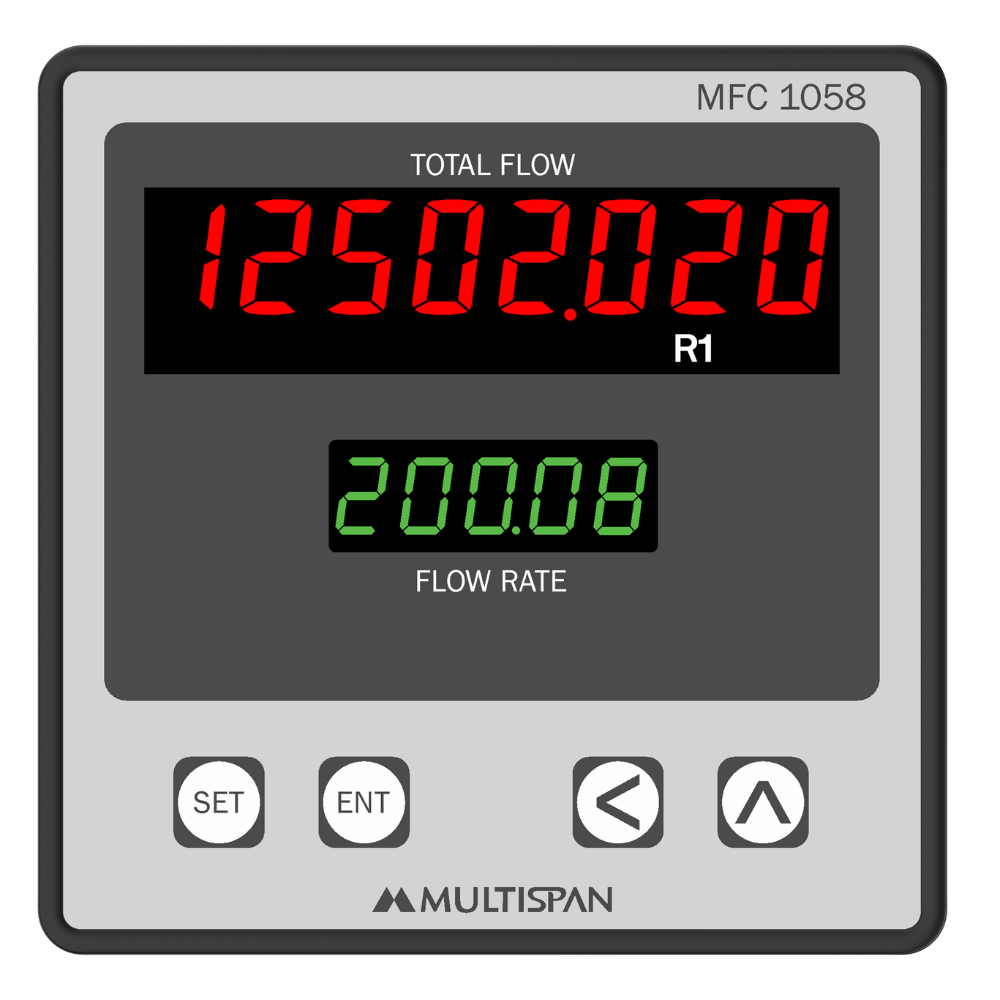 MFC-1058 Flow Totalizer | Multispan