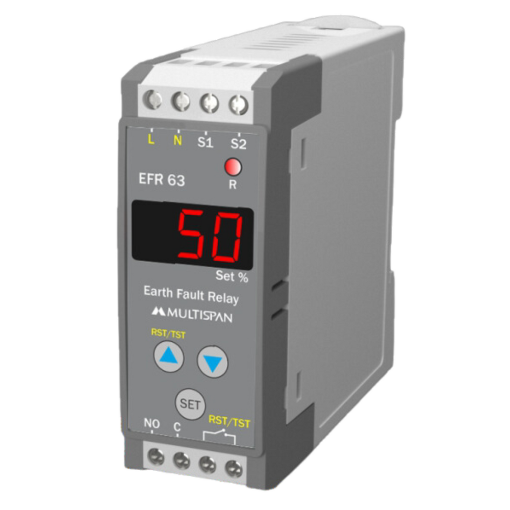 EFR-63 DIN Rail Mount with Display | Multispan