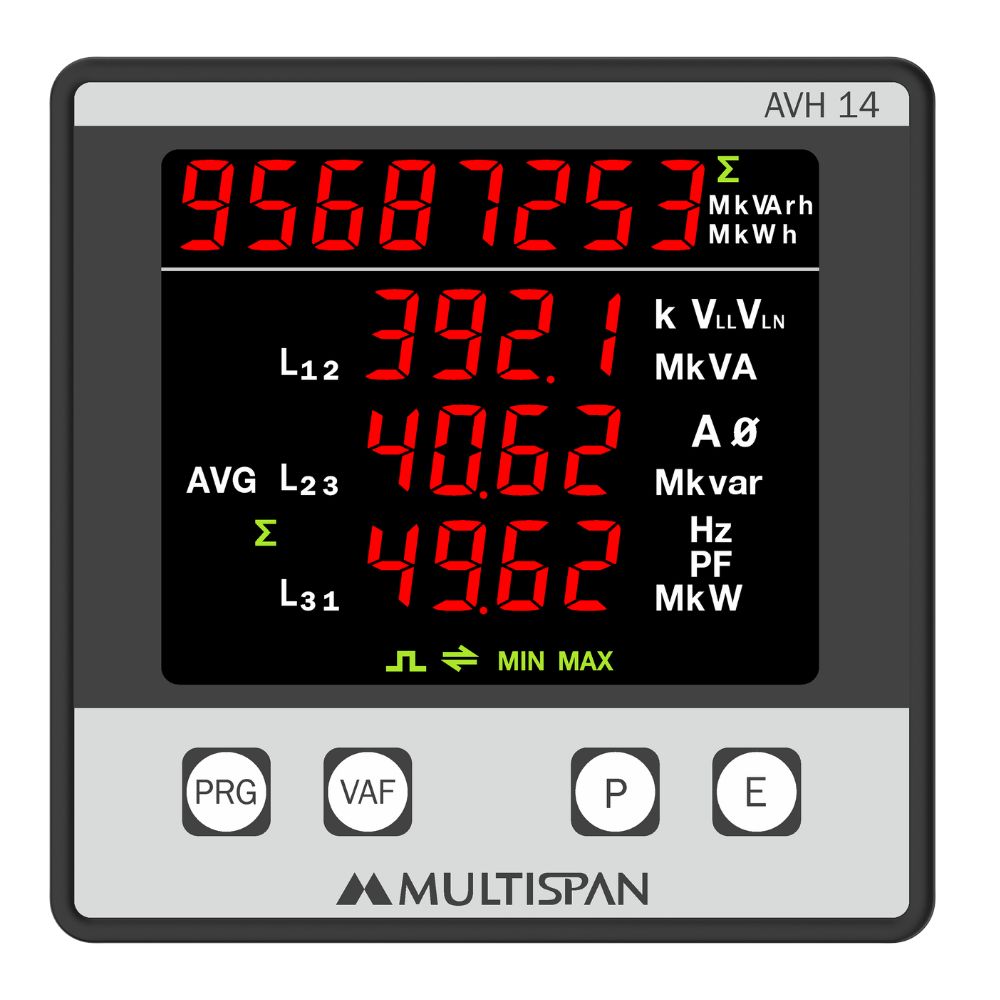 AVH-14 | Multifunction Meter | Power and Energy Meter