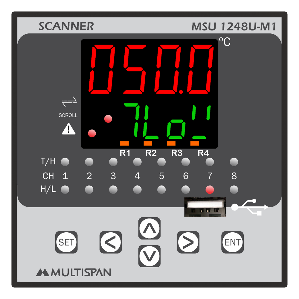 MSU-1248U-M1 8-Channel Scanner | Multispan