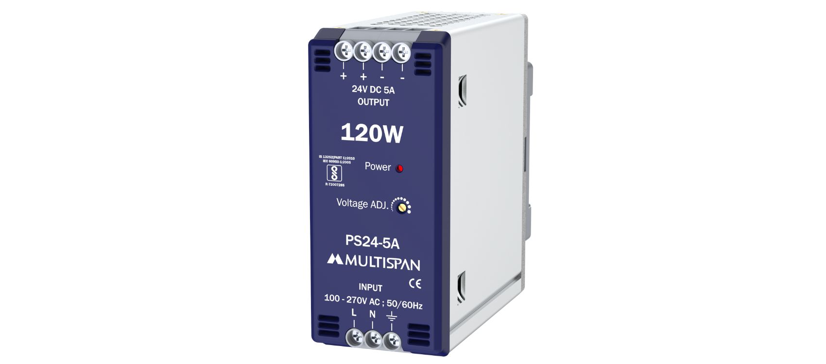 PS24-5A SMPS | 24VDC 5A Industrial Power Supply