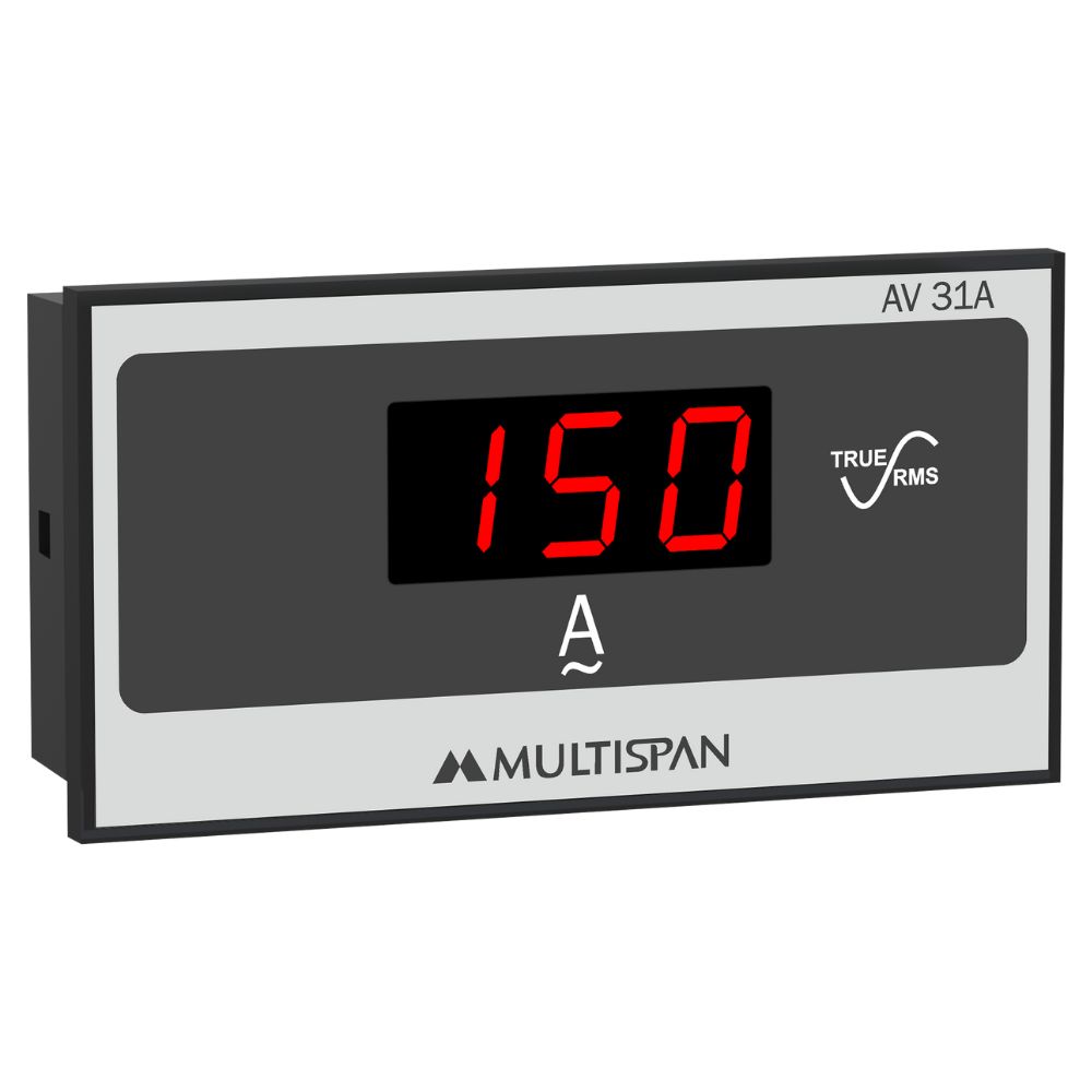 AV-31A | Digital 1Ø AC Panel Meter | Power & Energy Meter