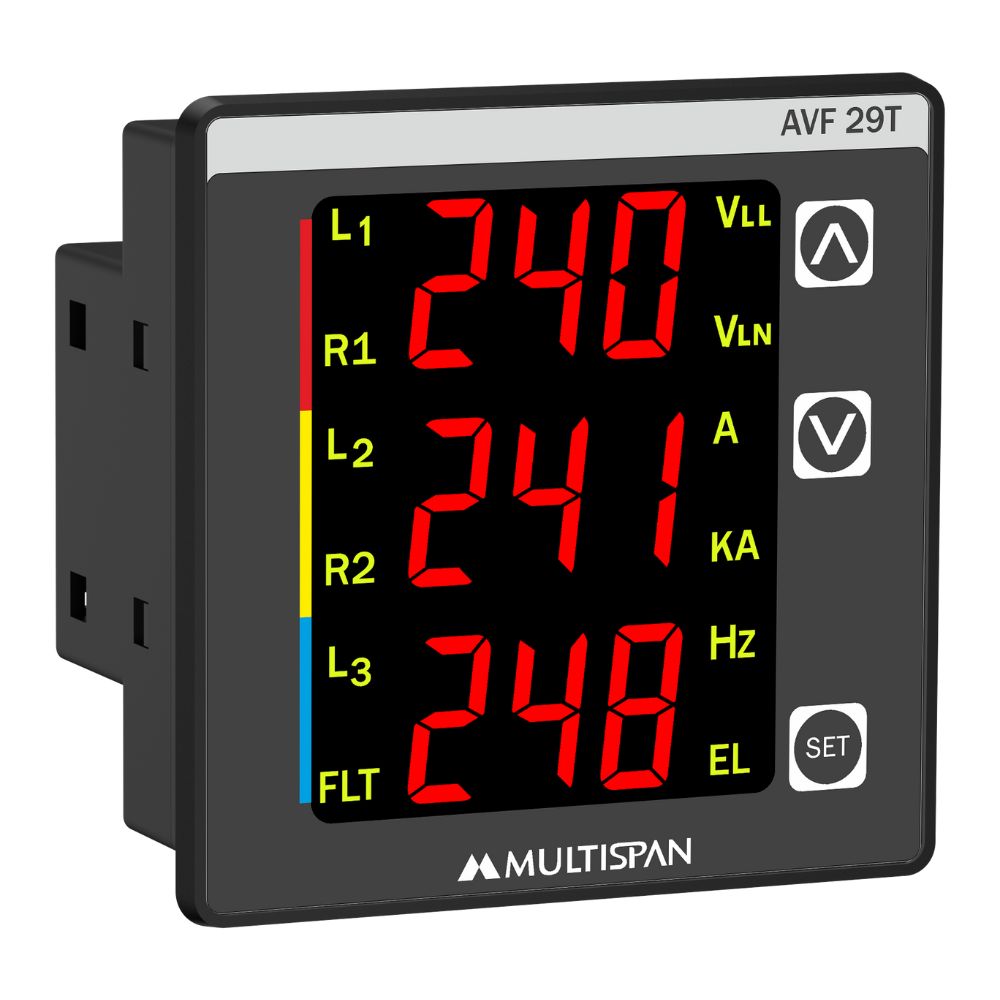 AVF-29T Meter | 3 Phase Power and Energy Meters | Multispan