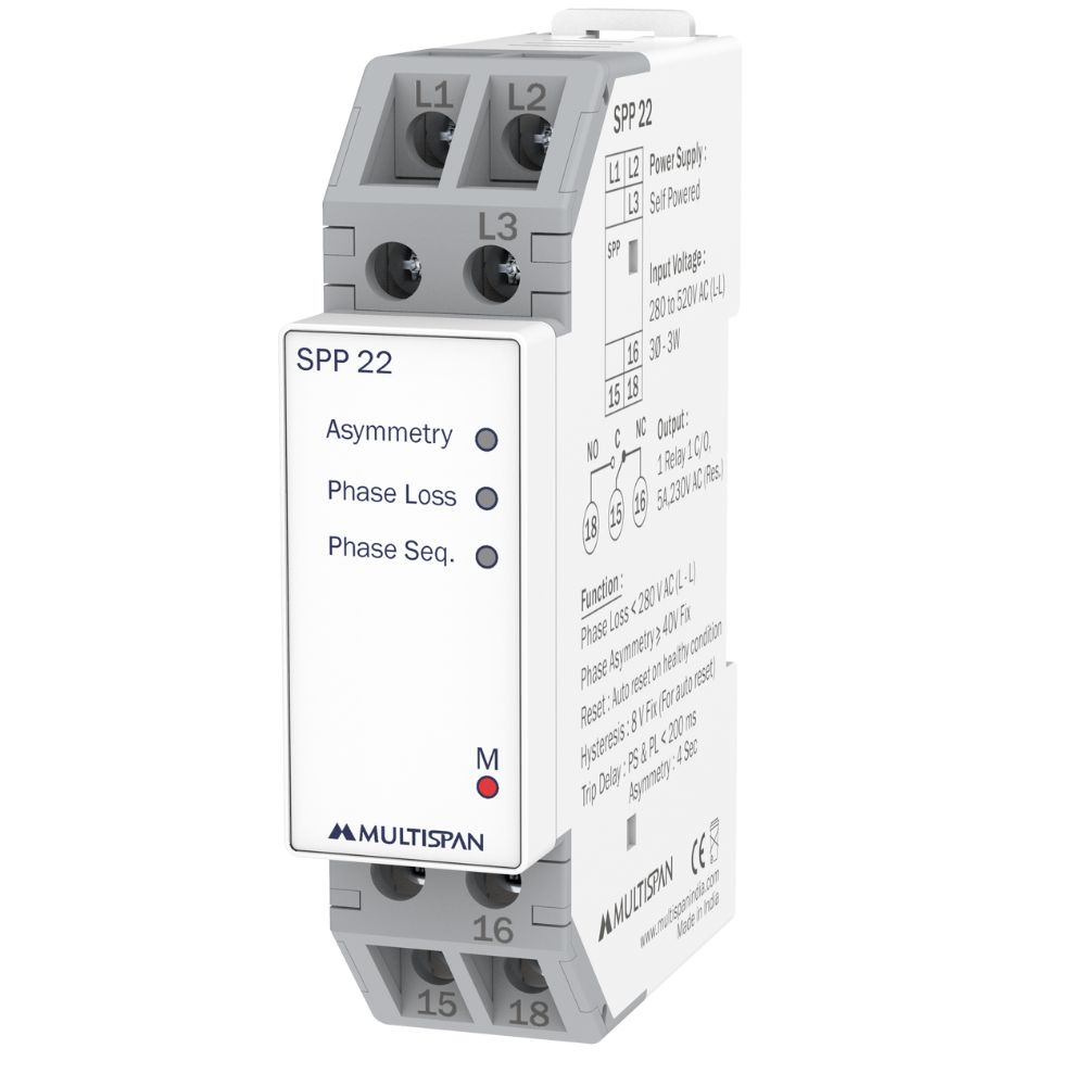 SPP-22 | Single Phase Preventer | Protection Relay