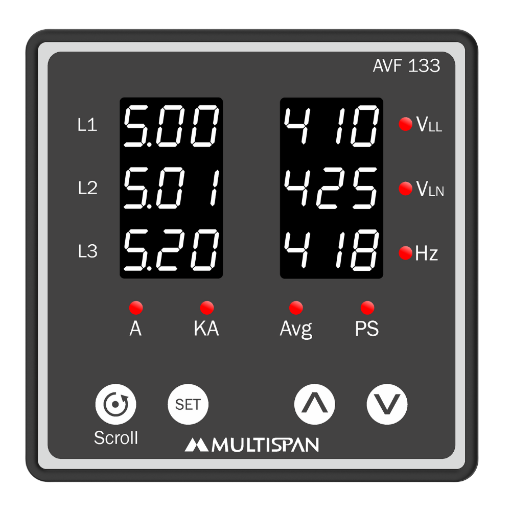 AVF Meter | High-Quality Industrial Instruments | Multispan