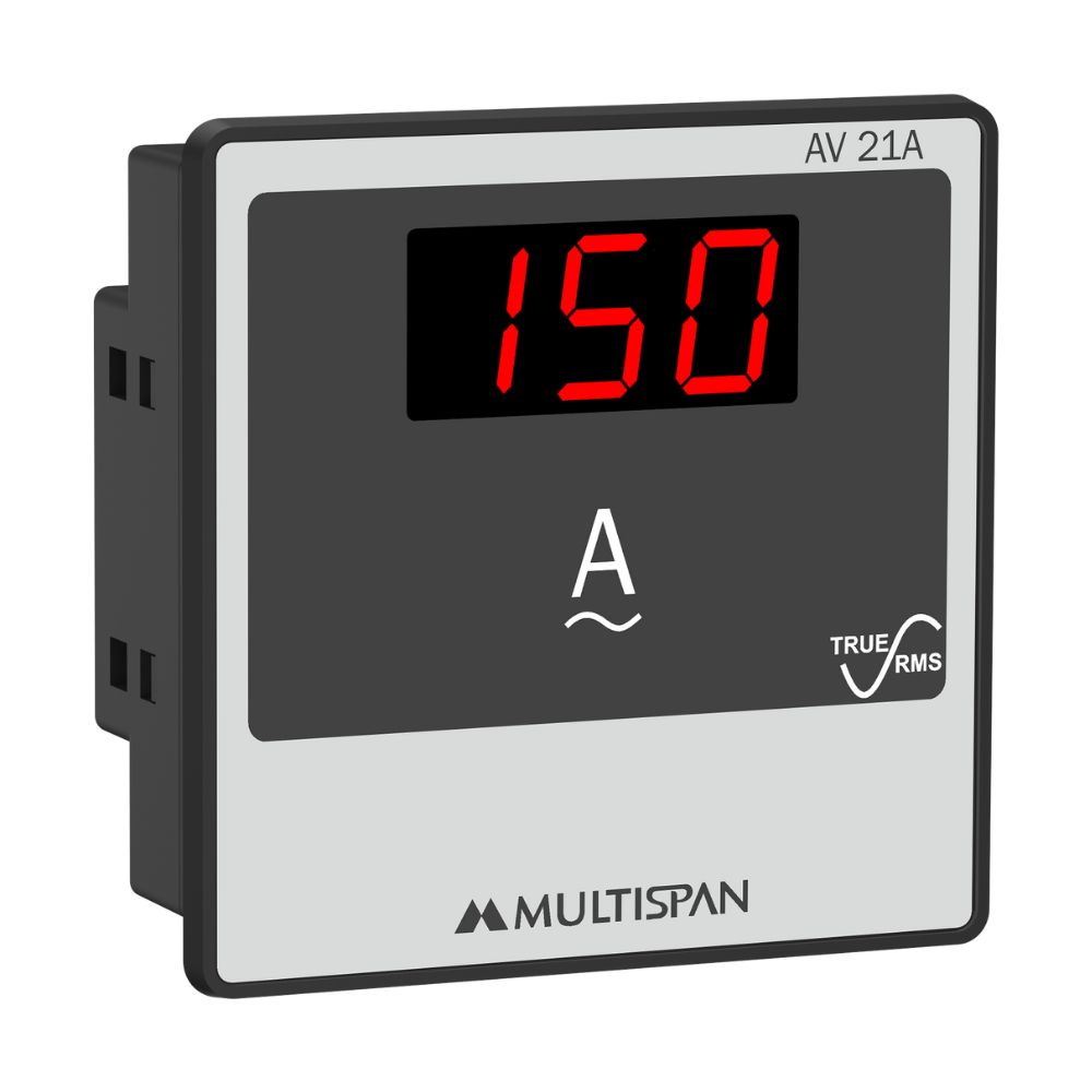 AV-21A | 1 Ph AC Ampere Meter – Built in 30A CT