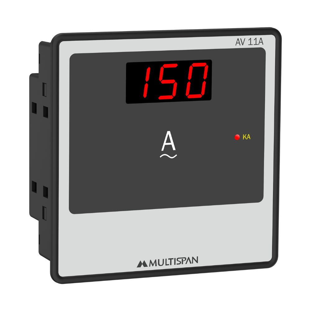 AV-11A 1-Phase AC Ampere Meter with Built-in 30A CT | Multispan