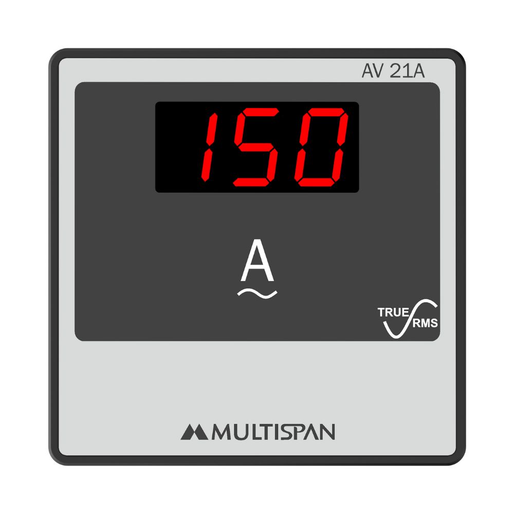 AV-21A | 1 Ph AC Ampere Meter – Built in 30A CT