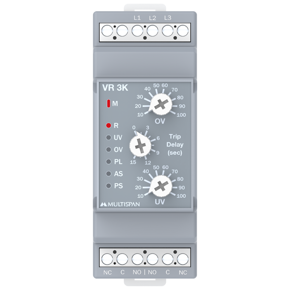 VR-3K Analog Voltage Protection Relay | Multispan