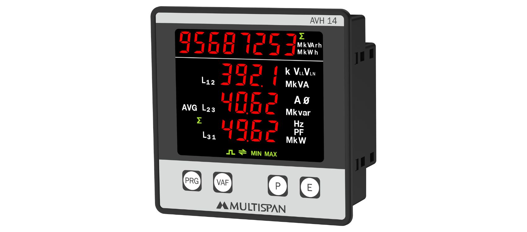 Digital Electric Energy Meters – Multispan