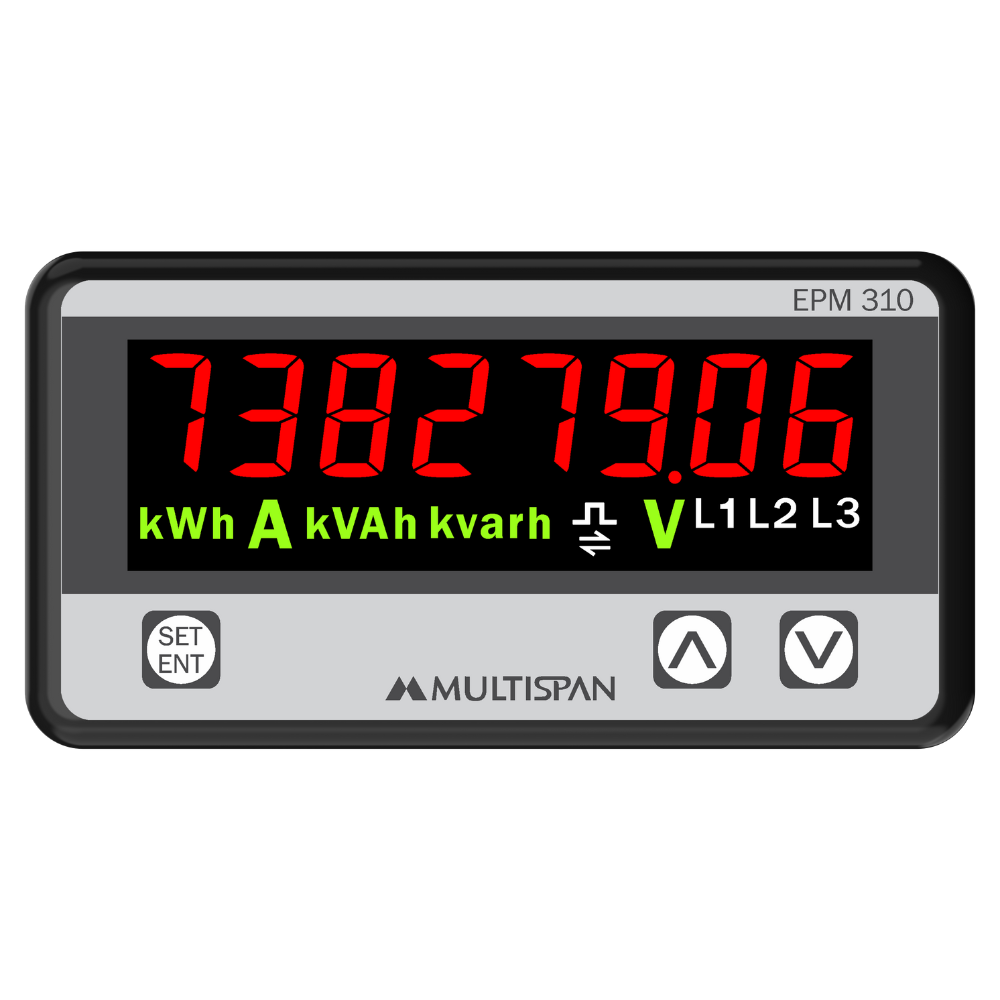 EPM-310 Multifunction Meter - Horizontal Mounting | Multispan