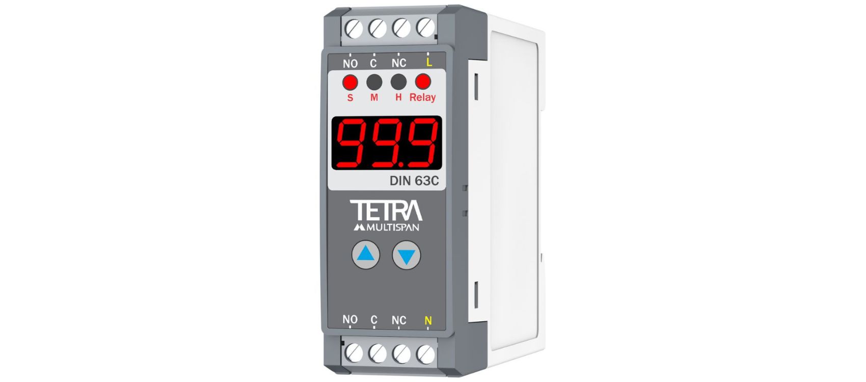 Din-63C | Digital Display with Din Rail On/Off Delay/Cyclic