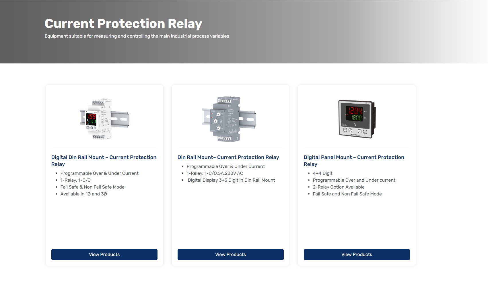 Current Protection Relay Solutions | Multispan