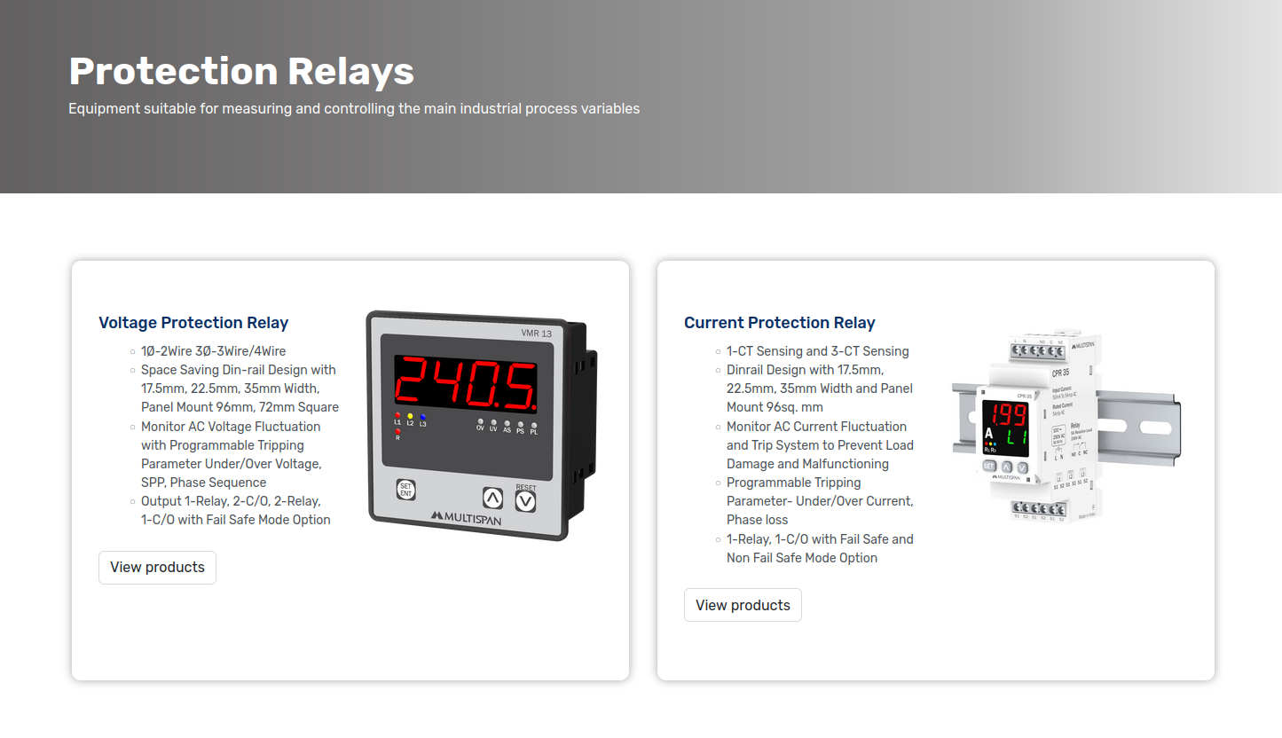 Advanced Protection Relays - Multispan